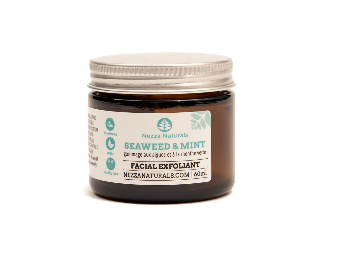 Seaweed & Mint Facial Exfoliant – Nezza Naturals